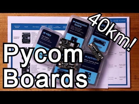 All Pycom Boards Compared - Over 40km Connectivity Within Reach - Video ...