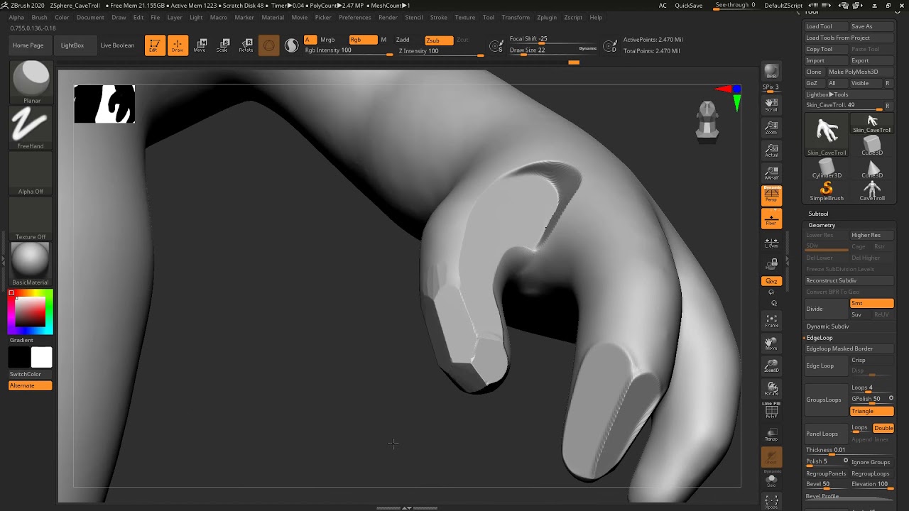 ZBrush Basics: Hard Surface Brushes