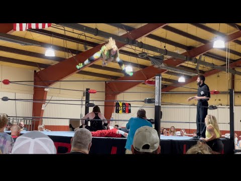 Indiana Powerhouse Wrestling in Muncie Indiana Shogun Jackson Stone Shawna Reed Hayley Shadows