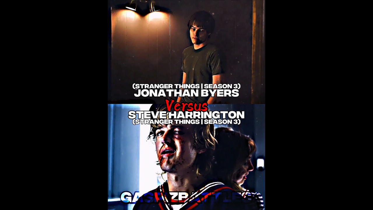 Jonathan (S3) Vs Steve (S3) #strangerthings #strangerthings3 #battle #vs #shorts