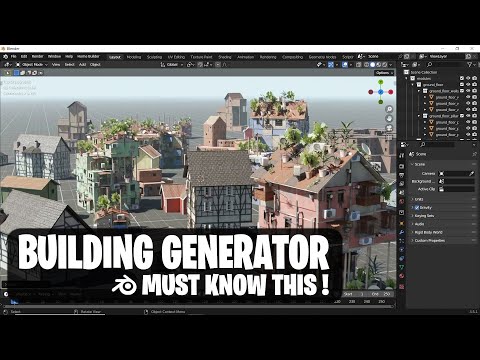 Best Free Building Generators for Blender