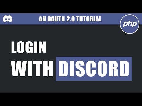 How to make a Login with Discord Button in PHP (OAuth 2.0)