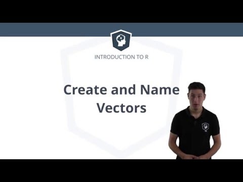 R tutorial - How to Create and Name Vectors in R