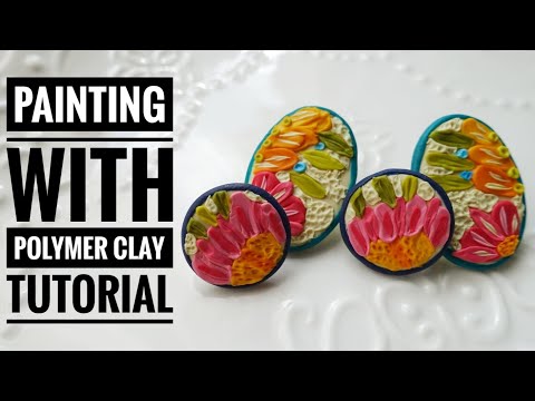 DIY POLYMER CLAY EARRINGS FOR BEGINNERS DIY Clay Earrings Slab Earrings Tutorial Clay Slab Tutorial