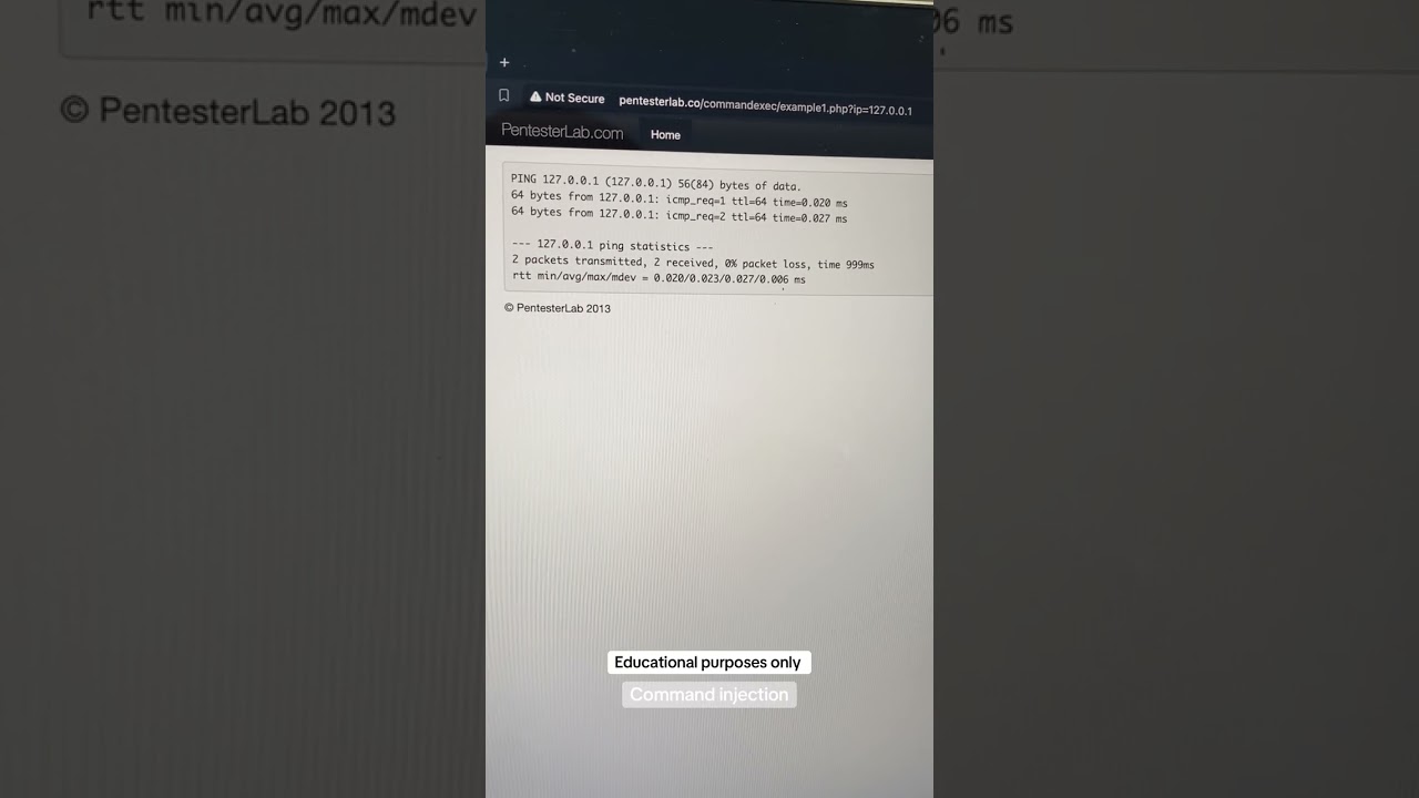 Command Injection Vulnerability Explained | Ethical Hacking & Cybersecurity Command Execution Attack