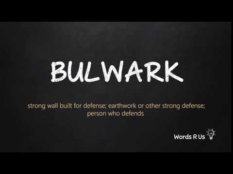 How to Pronounce BULWARK in American English