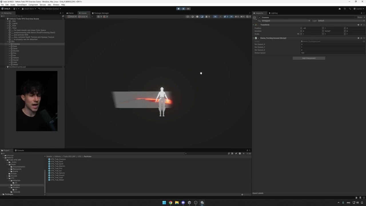 2D Shader Trails VFX - Unity URP