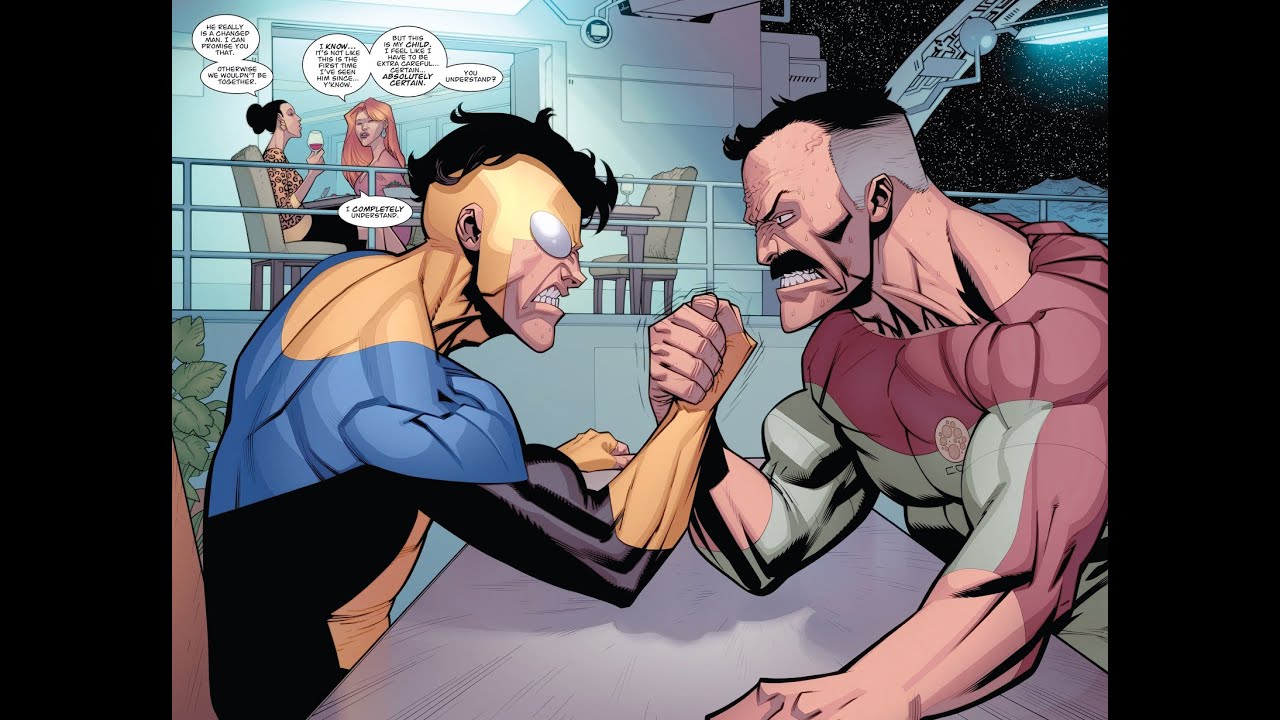 Invincible #106 | Invincible vs Omni Man Arm Wresling | Battle Beast Meets Allen The Alien