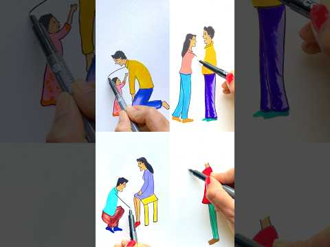 My 4 famous artworks. Which one best? #shorts #art #craft #drawing