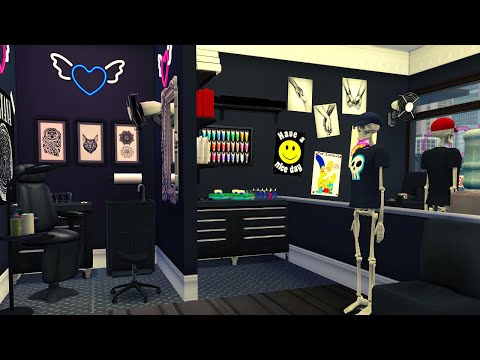 Don's Tattoo Shop | The Sims 4 | CC