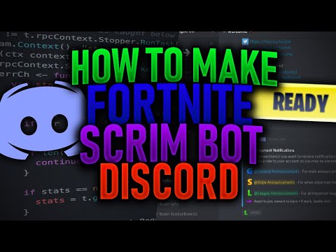 HOW TO MAKE FORTNITE SCRIM BOT DISCORD - PART 3 (Last 3 class)