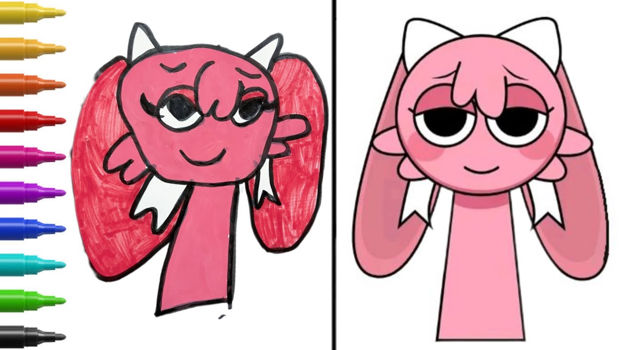 Sprunki Character Design: Pink Aesthetic Edition | Incredibox Fan Art Tutorial #sprunki