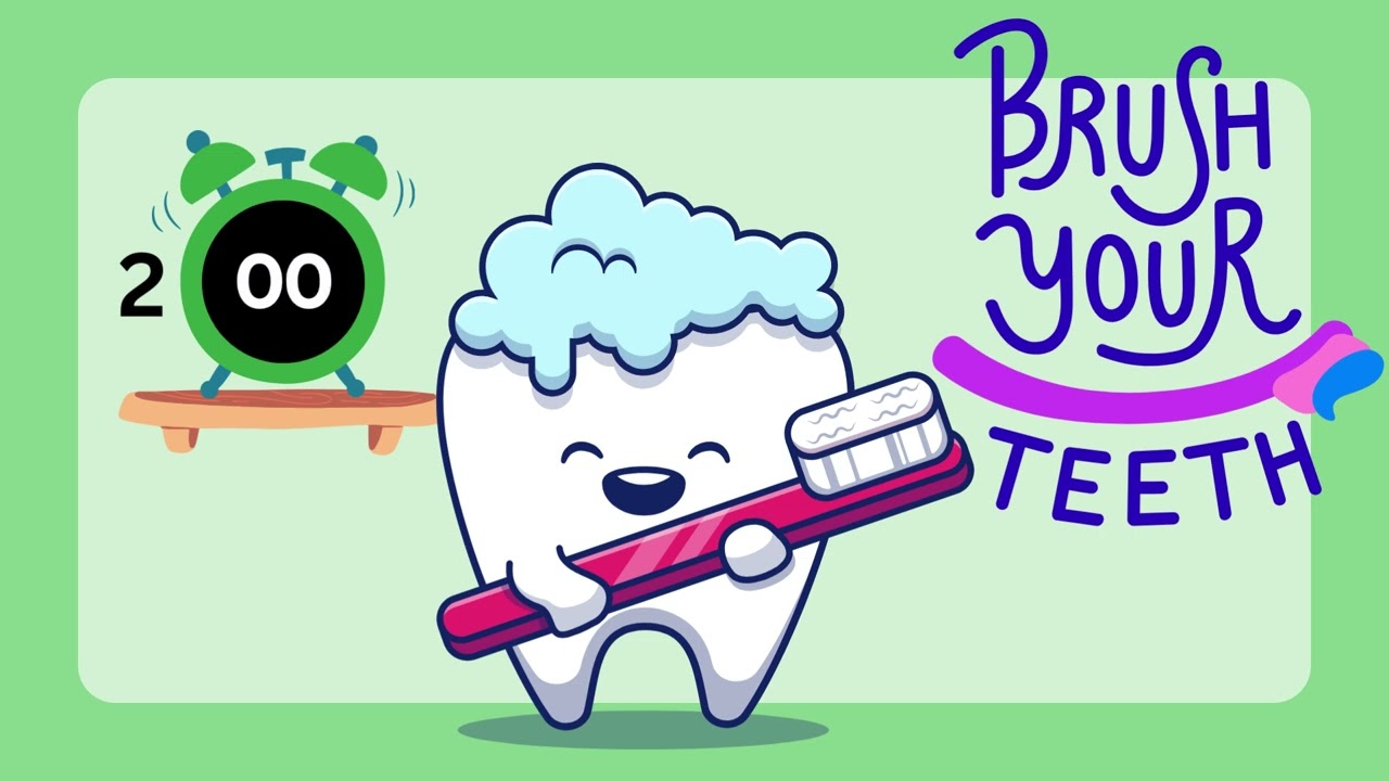 Brush Your Teeth! 3-Minute Timer to Help Kids Brush