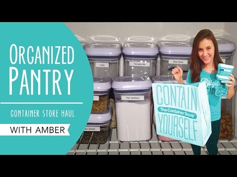 Pantry Organization Makeover | Container Store Haul