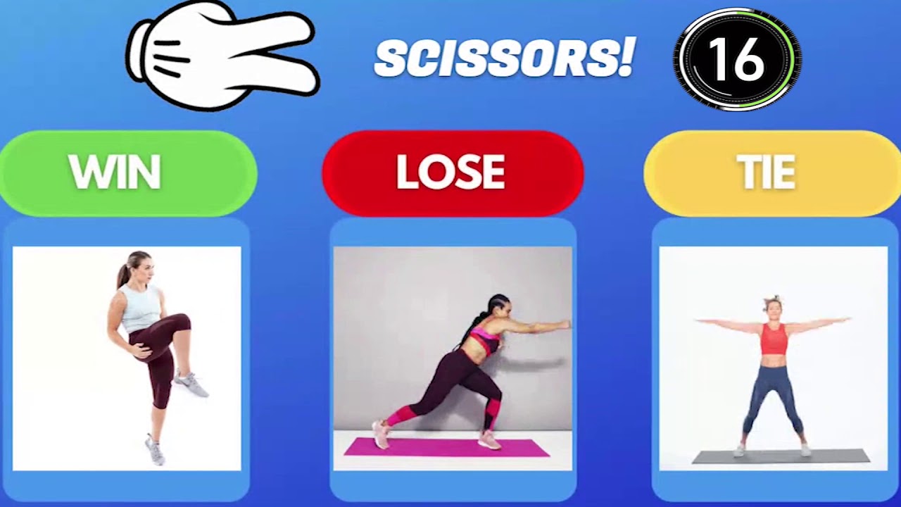 Rock Paper Scissors Fitness- (Virtual Physical Education)