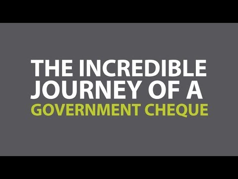 “Incredible Journey of a Government Cheque” Motion Graphic
