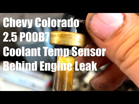 Chevy Colorado 2.5L P00B7 Coolant Temperature Sensor Replacement