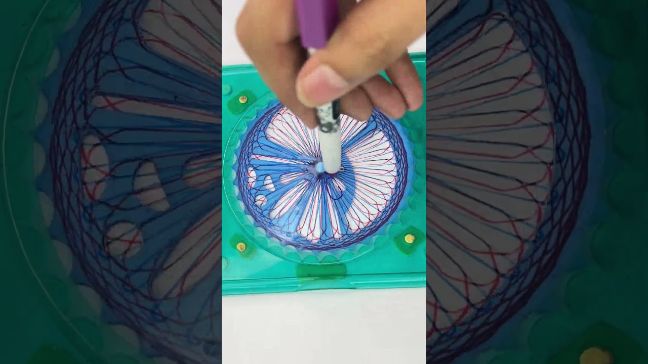 Satisfying ASMR Spirograph Art: Mesmerizing Pattern to Relax and Unwind! #2024 #art #spirograph #usa