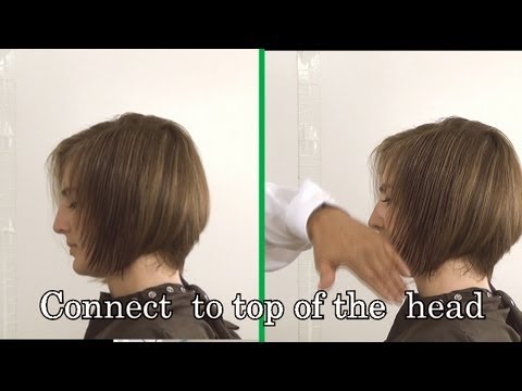 How to Cut Hair – short haircut Concave line cut #1 tutorial by mogi ...