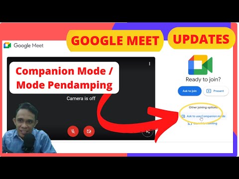 Cara Menggunakan Fitur Mode Pendamping pada Google Meet (Companion Mode) | GOOGLE MEET UPDATES 2022