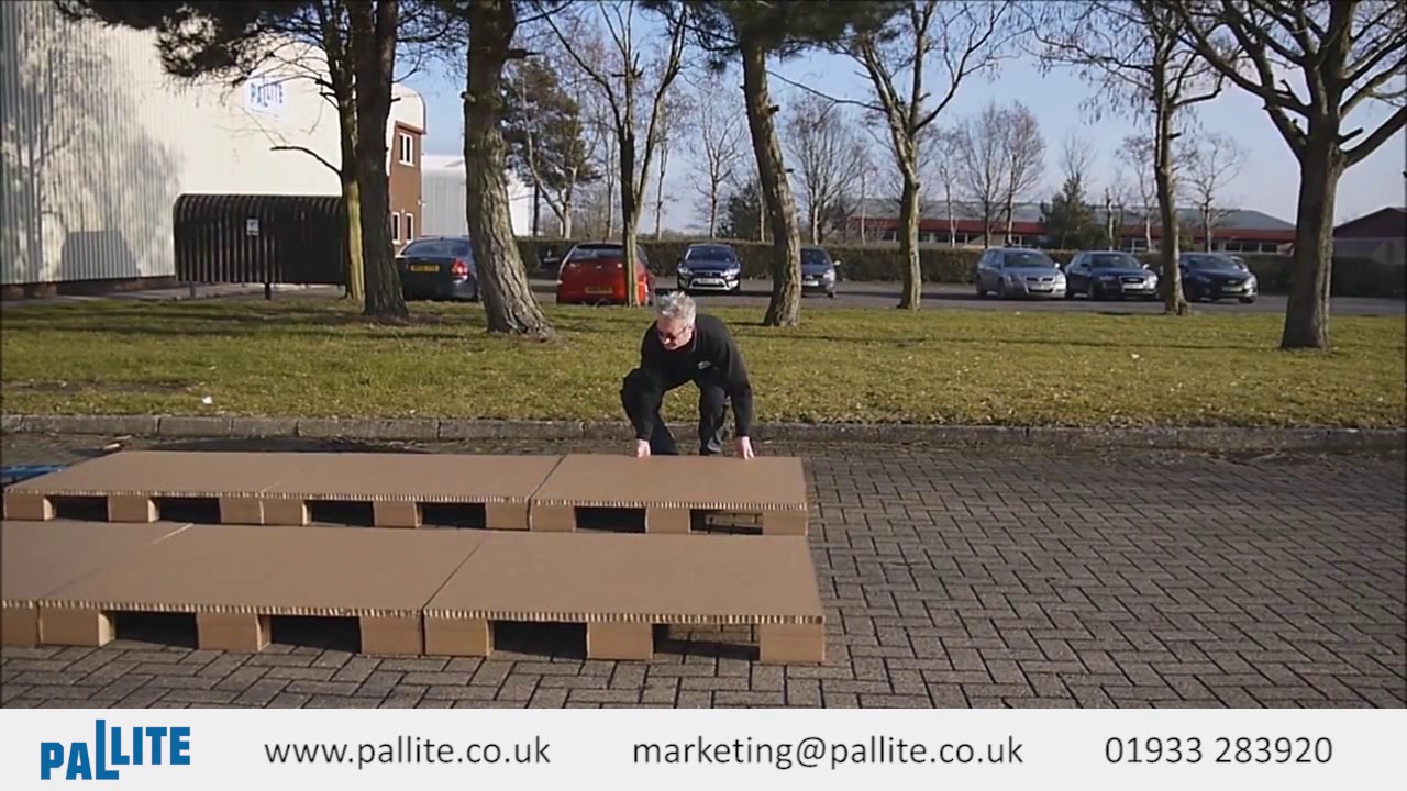Pallite pallets and collapsible pallet boxes