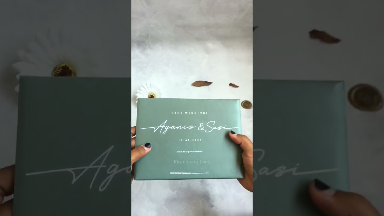 undangan single hardcover