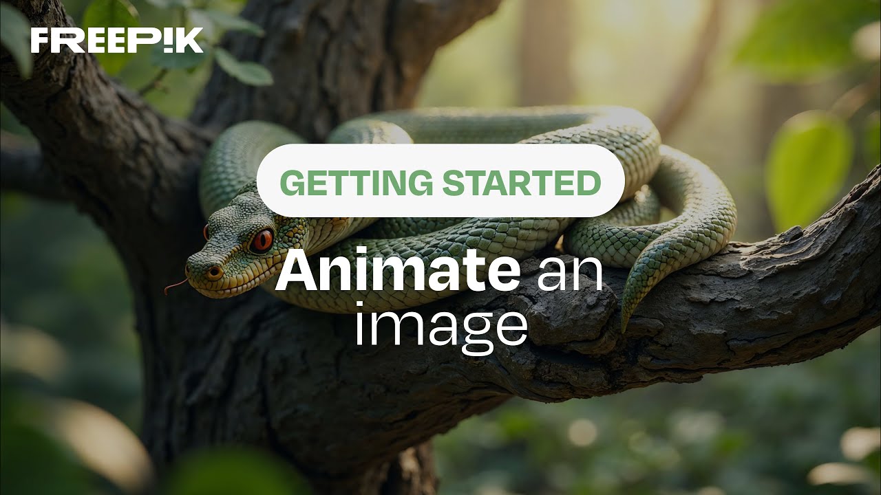How to animate an image | Freepik Getting Started