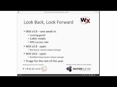 WiX Online Meeting #12 Status