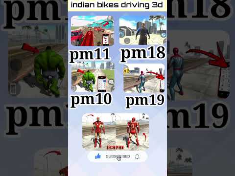 AVENGERS 😎 IN INDIAN BIKE DRIVING 3D + All RGS TOOl Cheat code (Part 65) #shorts