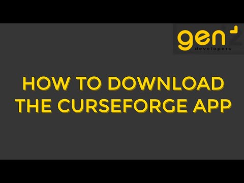 How To Download the CurseForge App!