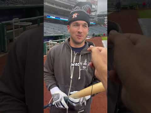 Caught up with Astros 3rd Baseman Alex Bregman #houstonastros #MLB #Baseball #deeksports