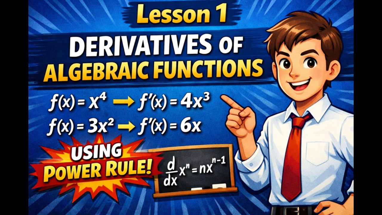 Calculus 1 - Using Power Rule In Differentiation of Algebraic Functions