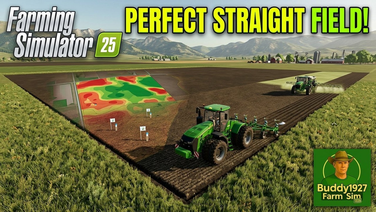 Farming Simulator 25 Field Creation Guide | Perfect Edge + Precision Farming Tutorial