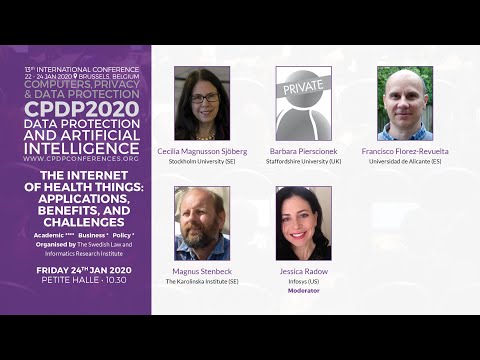 CPDP 2020: The Internet of Health Things: applications, benefits, and challenges.