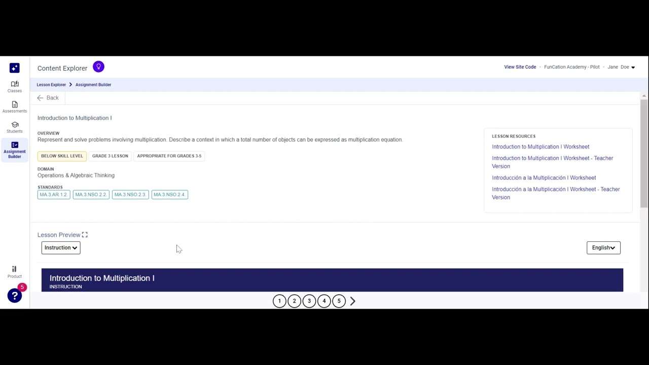 My Path  -Assignment Builder-Instructor Dashboard