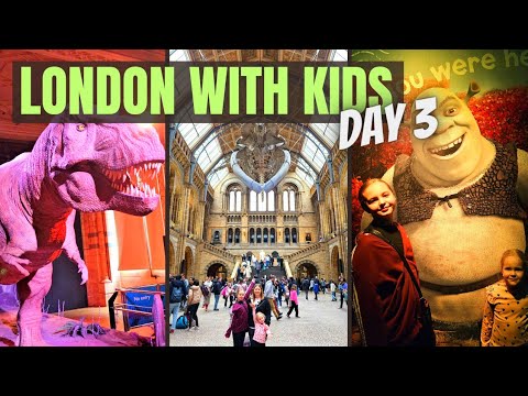 London with Kids | Day 3 Shrek Adventure and Natural History Museum