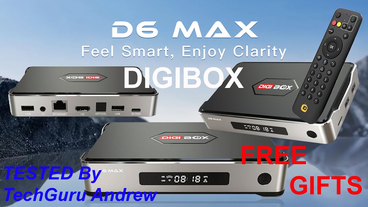 DIGIBOX D6 MAX Smart Android TV Box