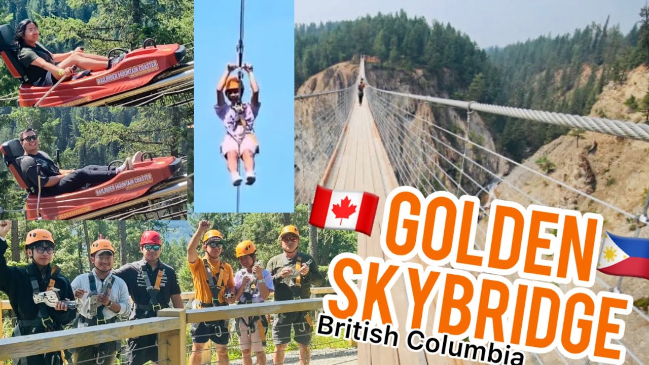 CANADA’S HIGHEST SUSPENSION BRIDGE | GOLDEN SKYBRIDGE VISIT 2025