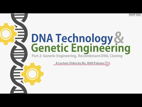 Lecture: DNA Technology and Genetic Engineering - Part 2