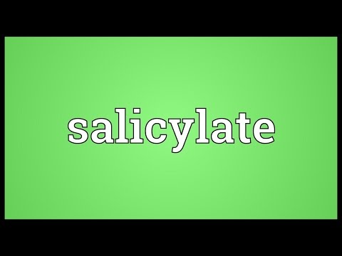 Salicylate Meaning