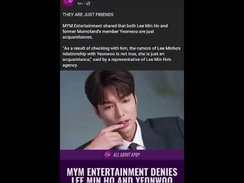 lee min ho and yeonwoo dating ❤️️#leeminho #yeonwoo #momoland #kpopidols #dating #shorts