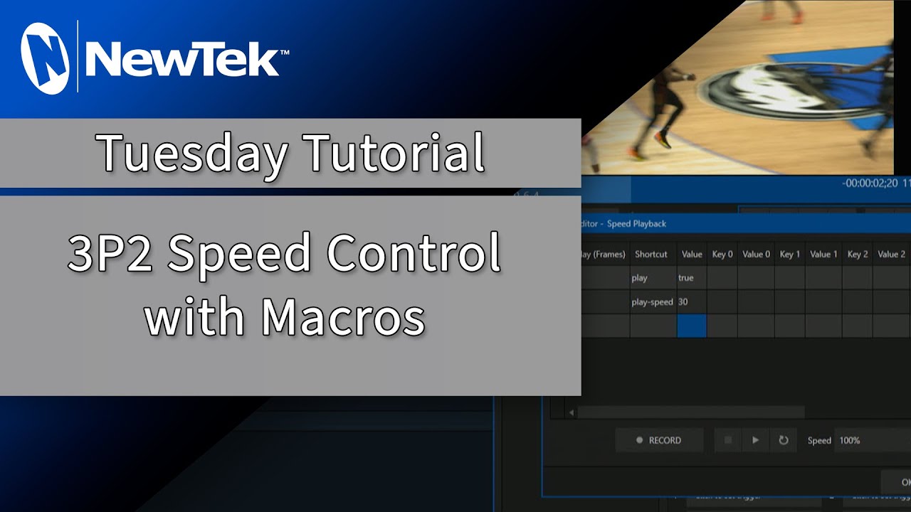 Tuesday Tutorial : 3P2 Speed Control with Macros