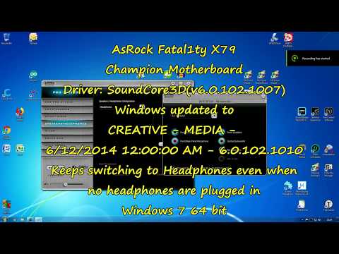 Sound Blaster Audio FAIL