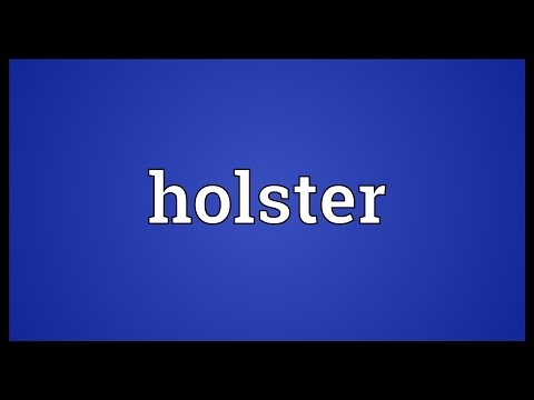 Holster Meaning