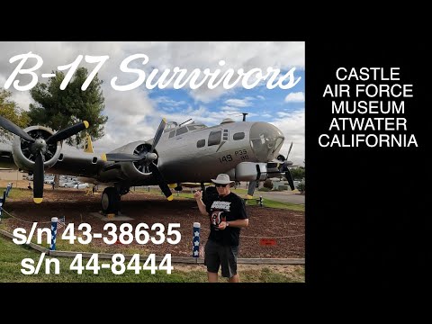 B17 Flying Fortress 44-8444 and 44-38635 Boeing WW2 USAAF Heavy Bomber
