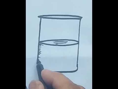 Draw Easy Beaker/#easy #beaker #drawing #science #diagram/Haa-Meem 4science