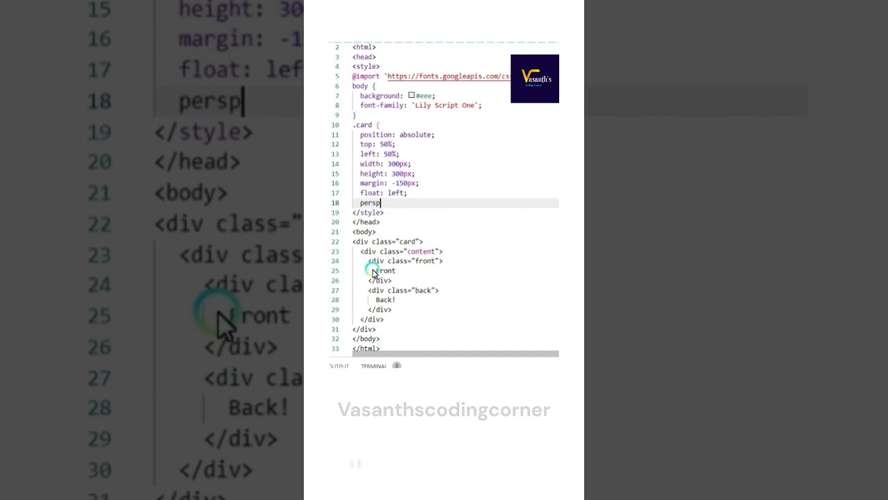 Card flip using HTML/CSS #css  #trend  #trending  #codinglife  #coding  #coder