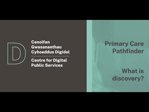 Primary Care Pathfinder - what is discovery?
