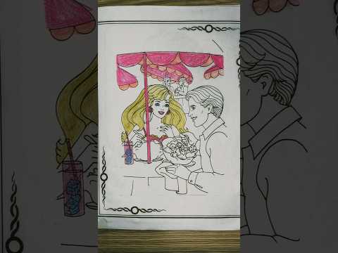 How To Draw A Barbie Girl (Pencil Colors)