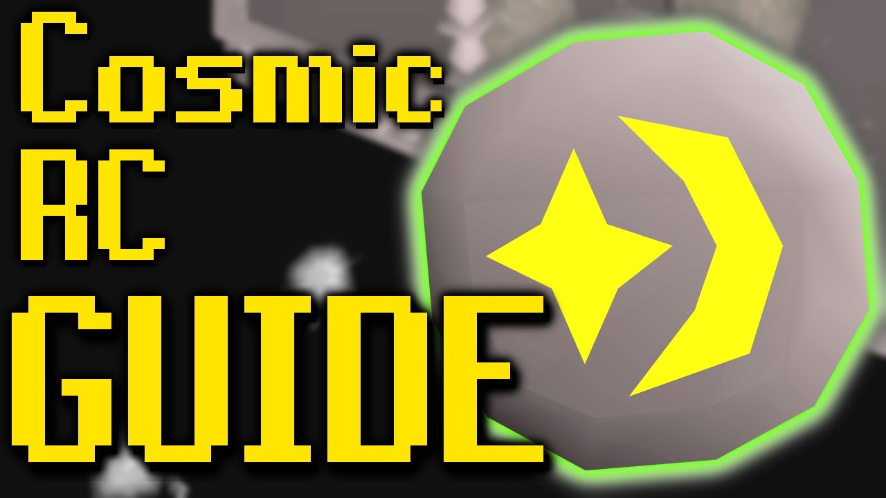 The BEST cosmic runecrafting method (ironman) (no abyss)